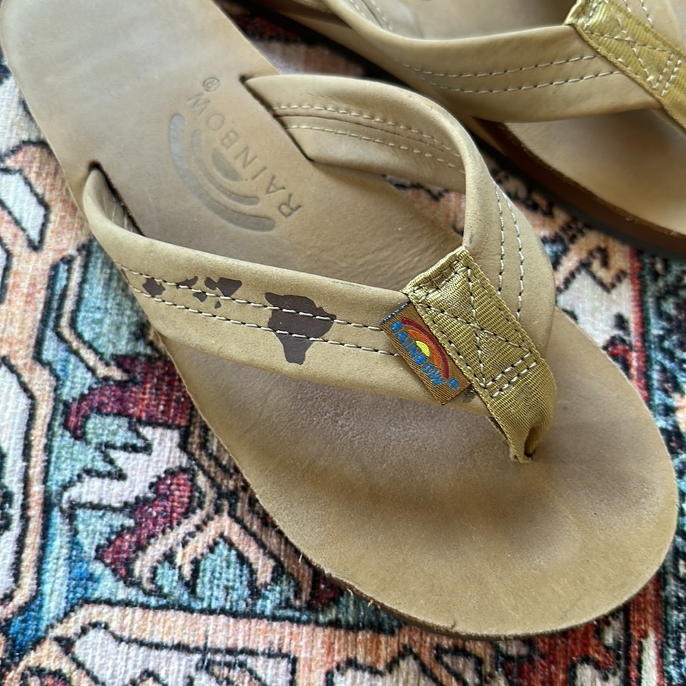Rainbow Flip Flops - Gem